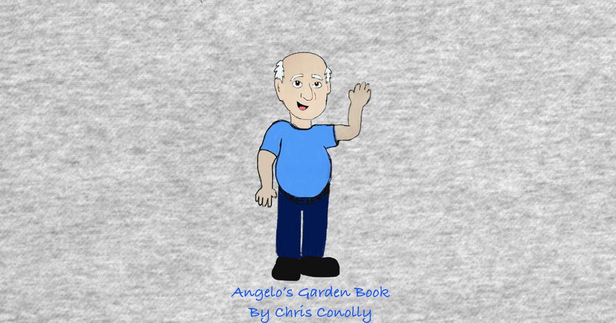 Angelo from Angelo’s Garden book - Angelosgardenbook - T-Shirt | TeePublic