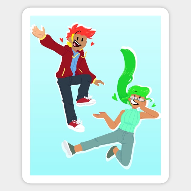 Fan and Test Tube (Inanimate Insanity) - Inanimate Insanity - Sticker ...