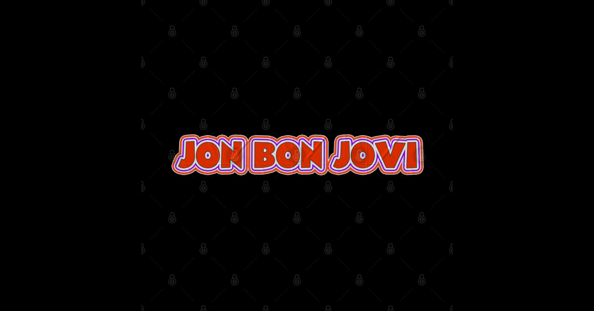 Jon Bon Jovi Red - Jon Bon Jovi - Posters and Art Prints | TeePublic