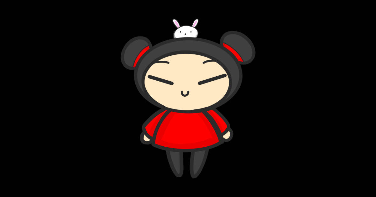 Pucca with a Bunny - Pucca - Posters and Art Prints | TeePublic