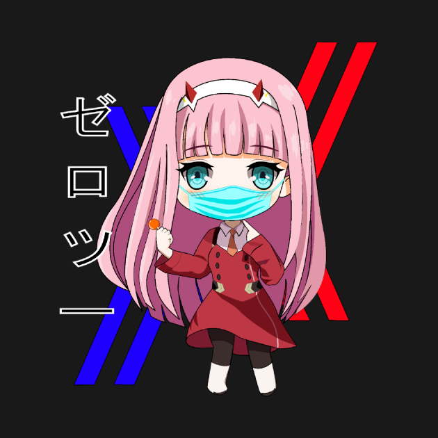 Zero two chibi - Zero Two Darling In The Franxx Chibi - T-Shirt | TeePublic