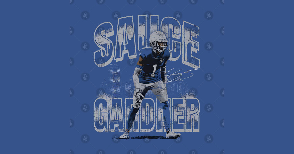 Sauce Gardner Indianapolis Skyline - Sauce Gardner - T-Shirt | TeePublic