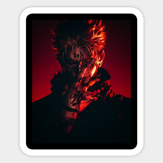 Coolest Curse God - Anime Art - Sticker | TeePublic