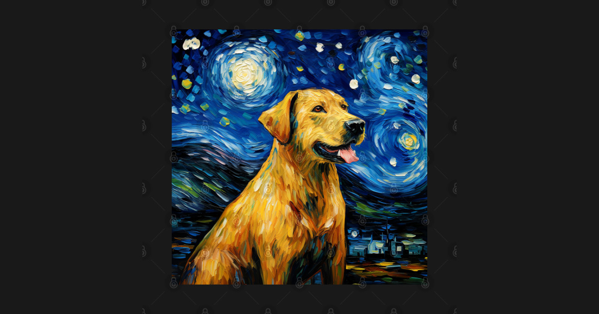 Chinook painted in Starry Night style - Chinook - T-Shirt | TeePublic