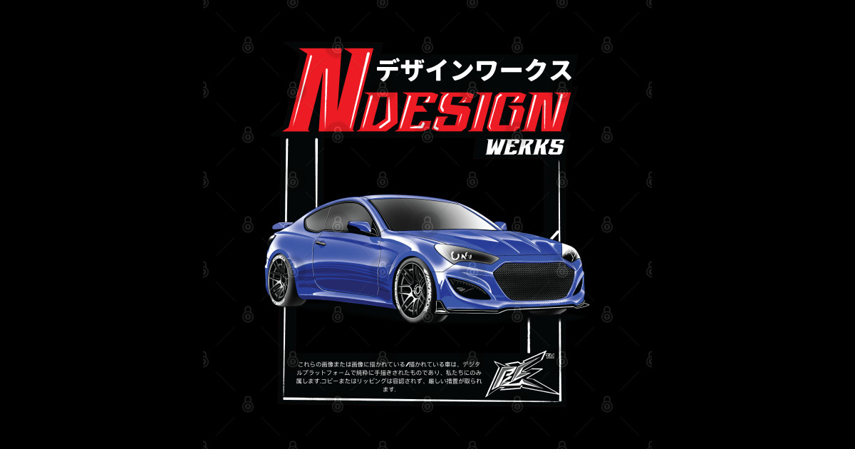 hyundai genesis coupe - Hyundai Genesis - Sticker | TeePublic