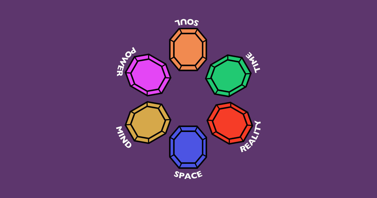Infinity Stones - Infinity Stones - Sticker | TeePublic