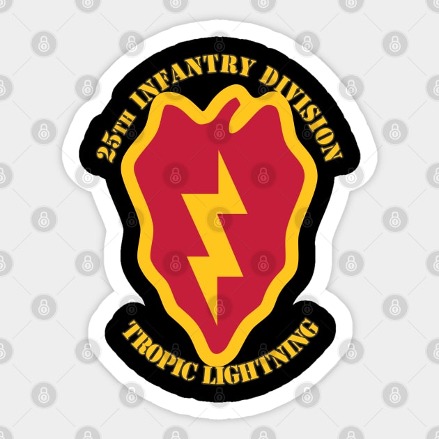 25th Infantry Division - 25th Infantry Division - Sticker | TeePublic