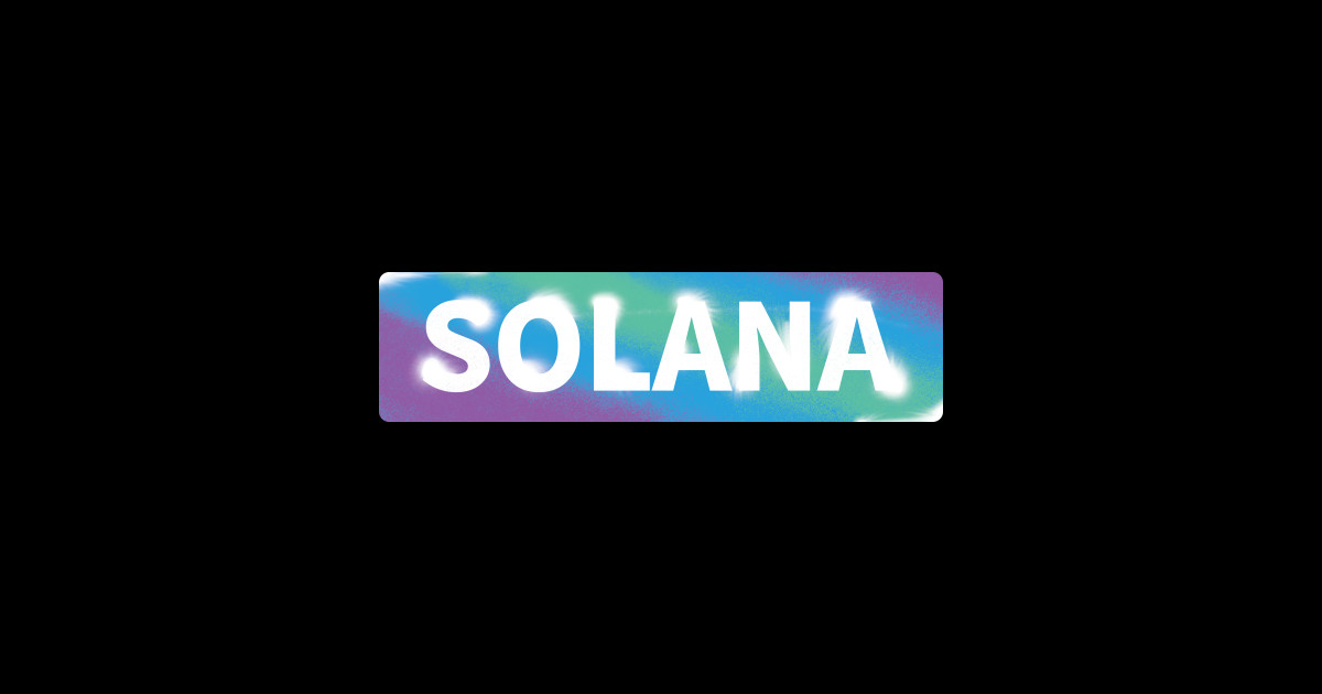 Solana Street Art - Solana - Sticker | TeePublic