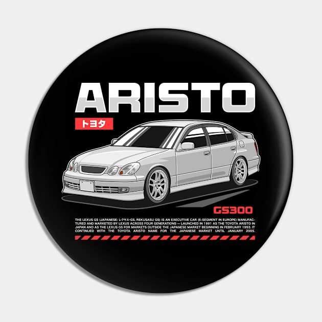 Aristo (GS300) - Aristo Gs300 - Pin | TeePublic