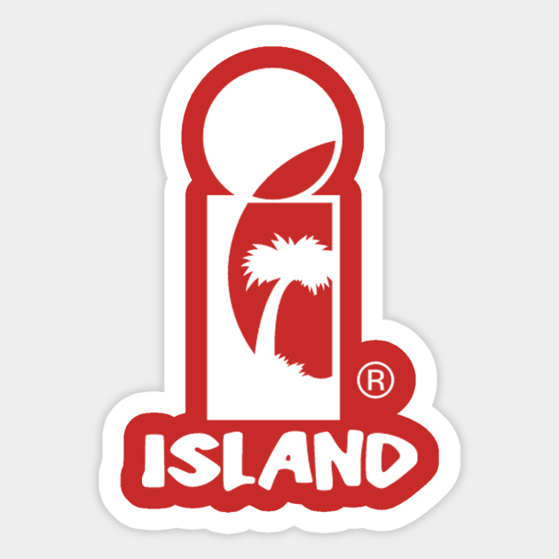Island Records Logo - Island Records - Sticker | TeePublic
