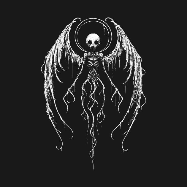 Cute Winged Skeleton - Angel Skeleton - T-Shirt | TeePublic