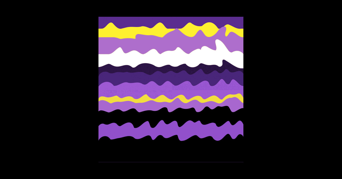 Nonbinary Pride Abstract Wavy Layered Colors - Nonbinary Pride ... Nonbinary Pride Abstract Wavy Layered Colors - Nonbinary Pride ...