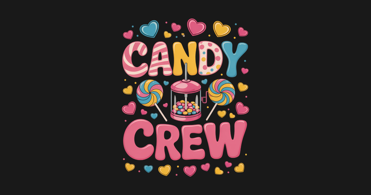 Candy Land Candy Crew Decorations Sweetie Candy Squad Party - Candy ...