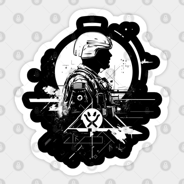 The Duality of War - Airforce - Sticker | TeePublic