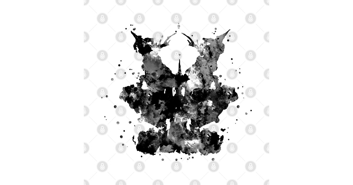 Rorschach card 9 - Rorschach Card 9 - T-Shirt | TeePublic