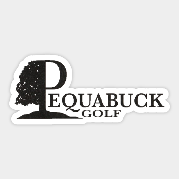 Pequabuck Golf Club Sticker - Pequabuck Golf Club - Sticker | TeePublic