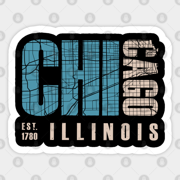 Chicago - Chicago - Sticker | TeePublic