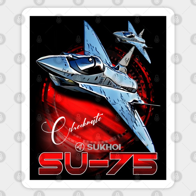 SU-75 Checkmate Stealth Fighter Aircraft - Su 75 Checkmate Fighter Jet ...