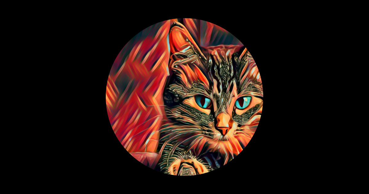 Adorable floppy cat - Adorable Floppy Cat - Sticker | TeePublic