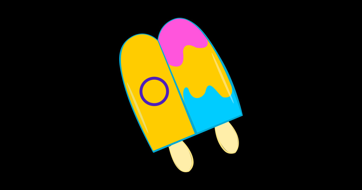 Popsicle Pride - Intersex Pride Flag - Sticker | TeePublic