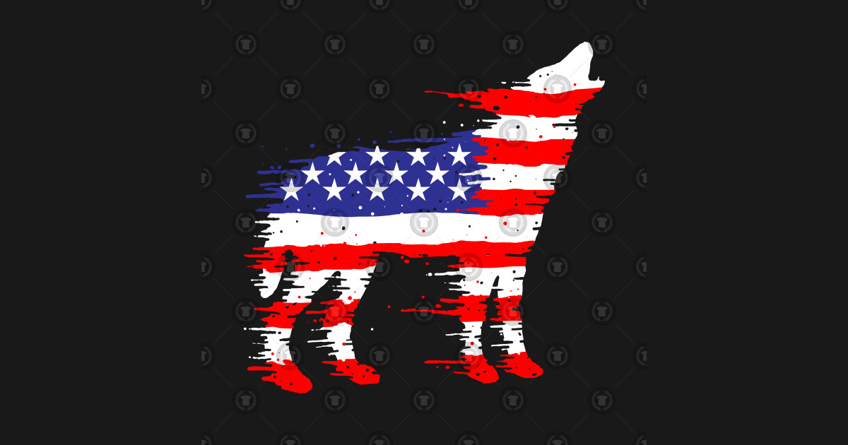 American Wolf - Wolf - T-Shirt | TeePublic