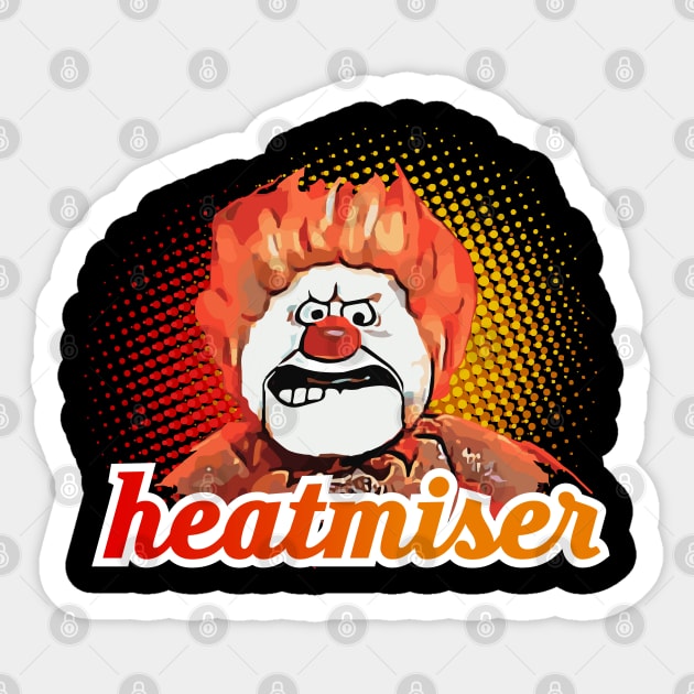 Heat Miser fan art 3 - Heat Miser - Sticker | TeePublic