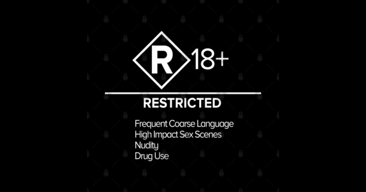 R18+ RESTRICTED - Movies - Sticker | TeePublic