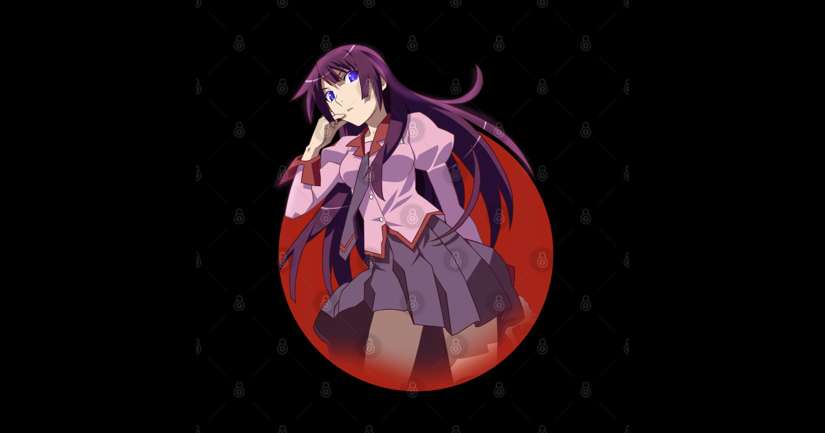 Hitagi Senjogahara - Monogatari - Sticker | TeePublic