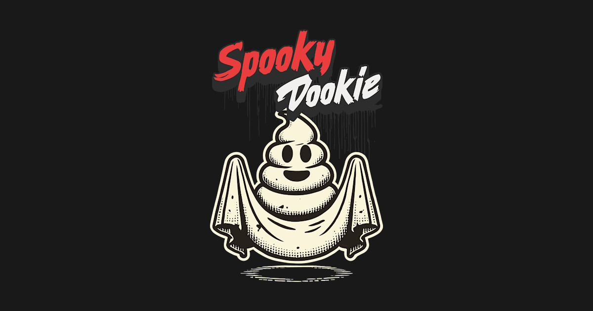 Funny Poop Ghost Spooky Dookie - Perfect Gift - T-Shirt | TeePublic