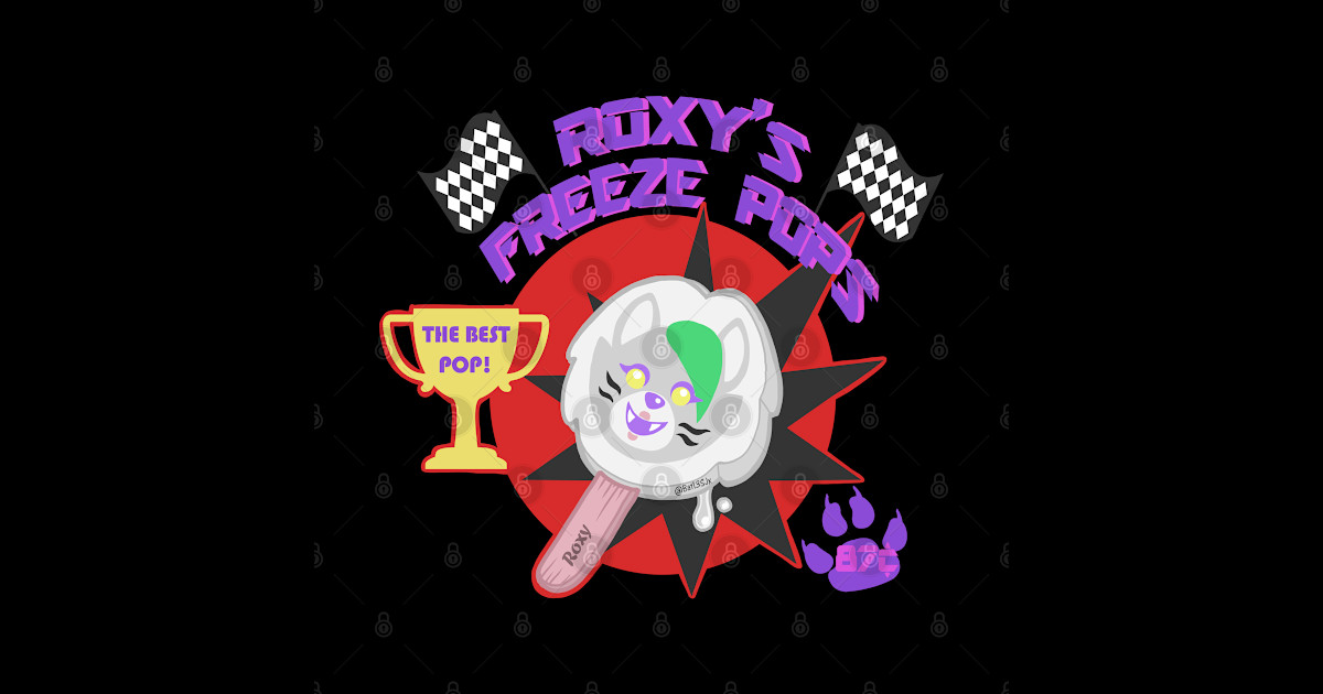 Roxy Freeze Pops - Fnaf - Posters and Art Prints | TeePublic