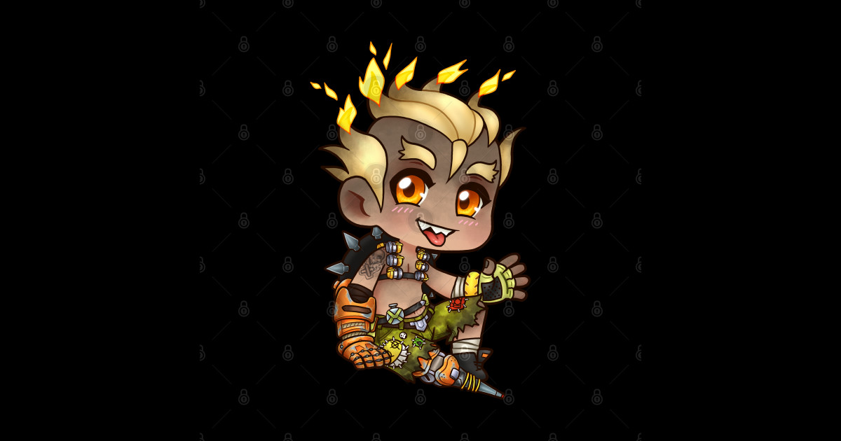 Chibi Junkrat - Overwatch - Sticker | TeePublic