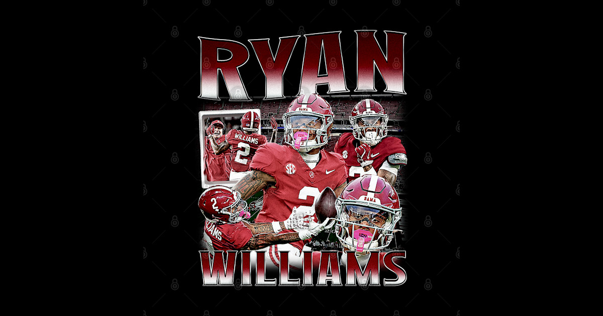 Ryan Williams - 90's style bootleg design - Ryan Williams - Sticker ...