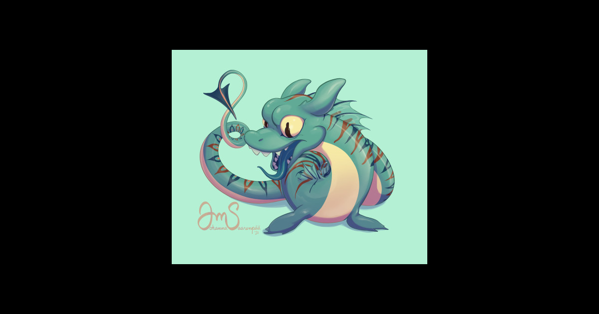Sea Serpent - Fantasy - Sticker | TeePublic