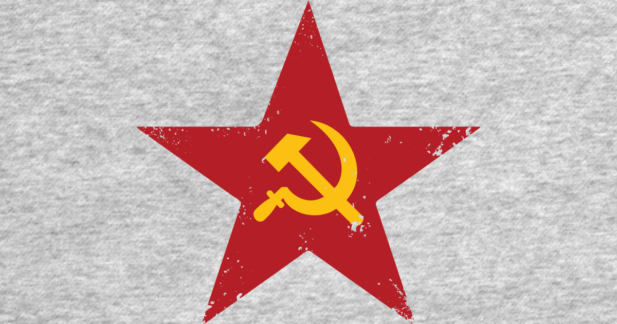 Retro Soviet Star // USSR Nostalgia - Communist Propaganda - T-Shirt ...