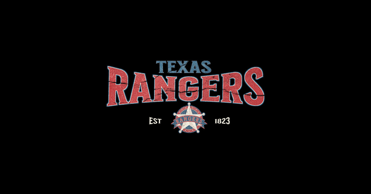 Texas Rangers est 1823 - Texas Rangers - Sticker | TeePublic