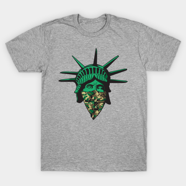 Statue of Liberty Bandana Bandit - Tears - T-Shirt | TeePublic