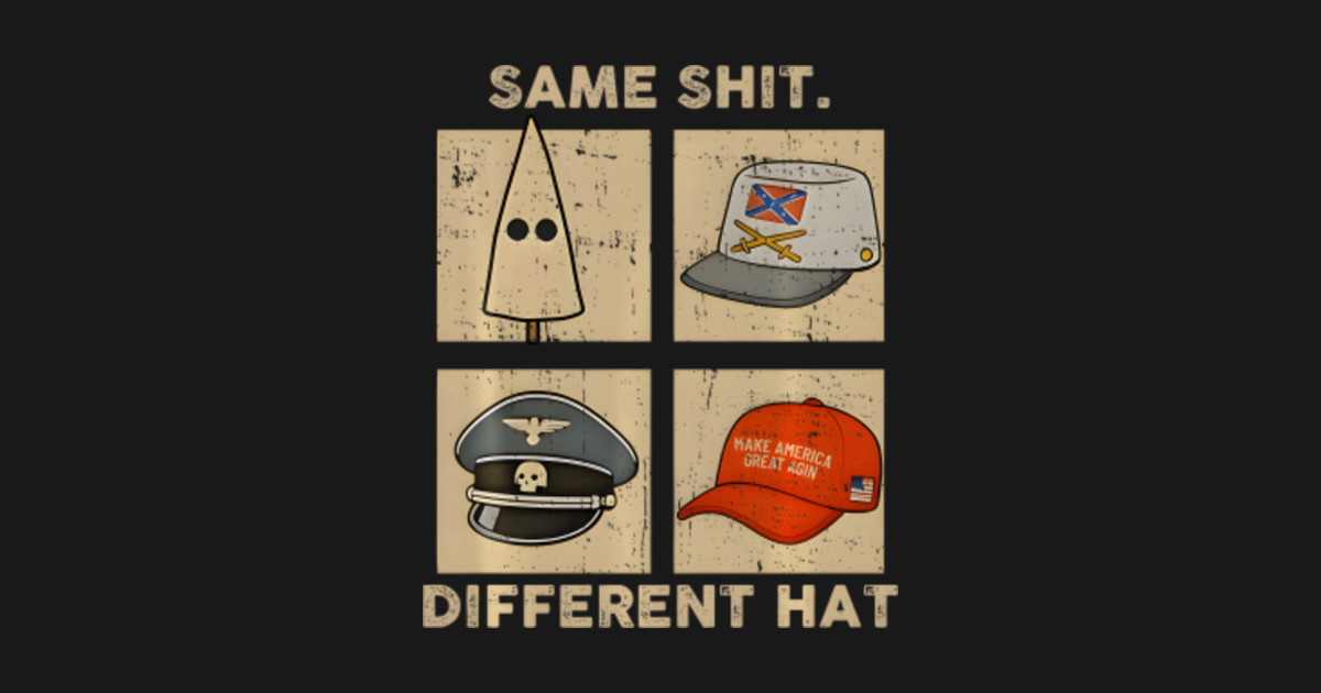 Same Different Hat For - Funny Retro Vintage - T-Shirt | TeePublic