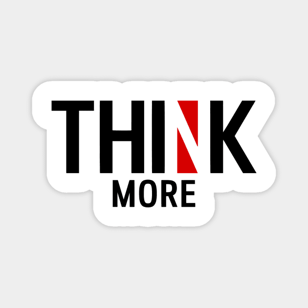 Think More outside the box - Think Outside The Box - Magnet | TeePublic