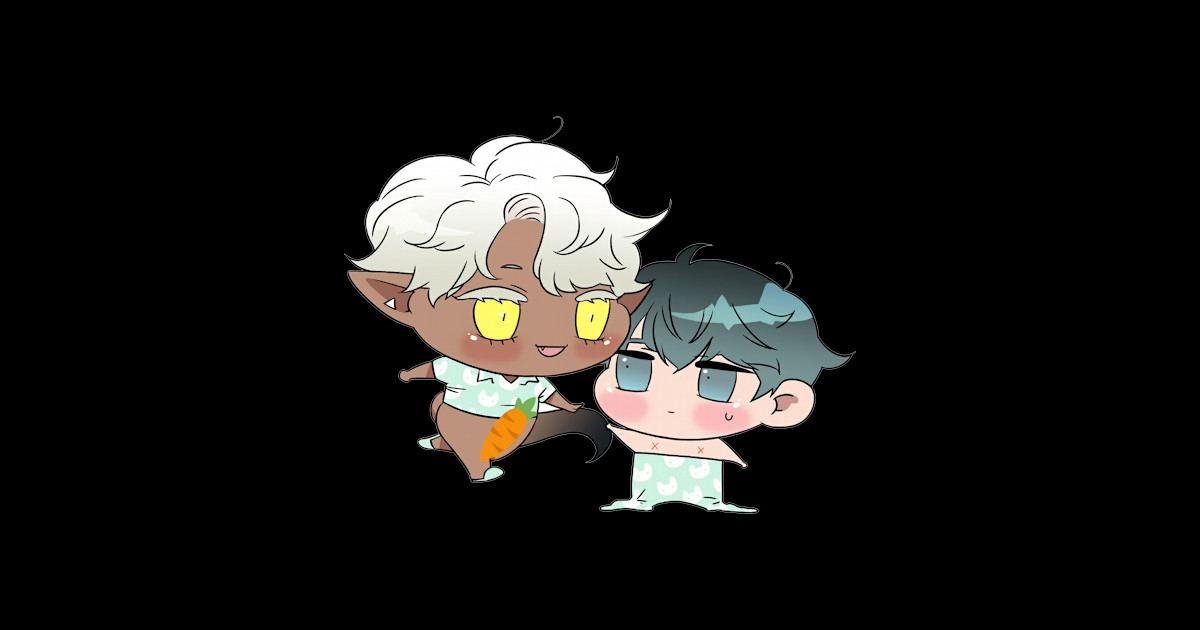 Chibi Cain Gyeong 12 - Dear Door - Sticker | TeePublic