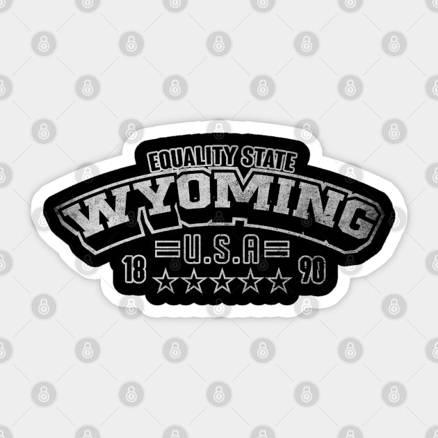 Wyoming, Equality state - Wyoming - Sticker | TeePublic
