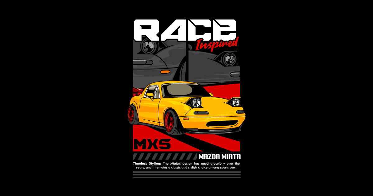 MX 5 - Mazda Miata - Sticker | TeePublic