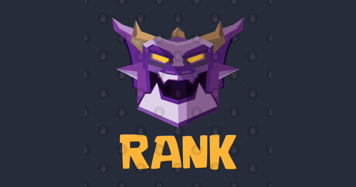 Rank - Coc - T-Shirt | TeePublic
