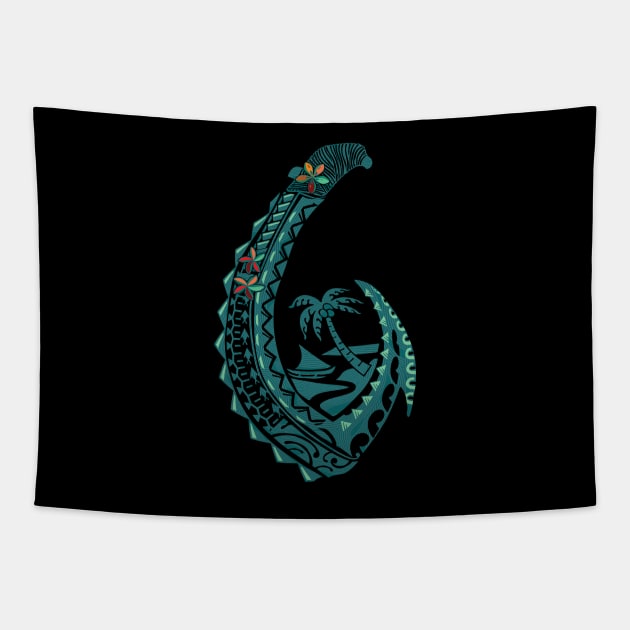 Samoan Village Tribal Hook - Samoan Samoa Tribal Hook Fish Hook ...