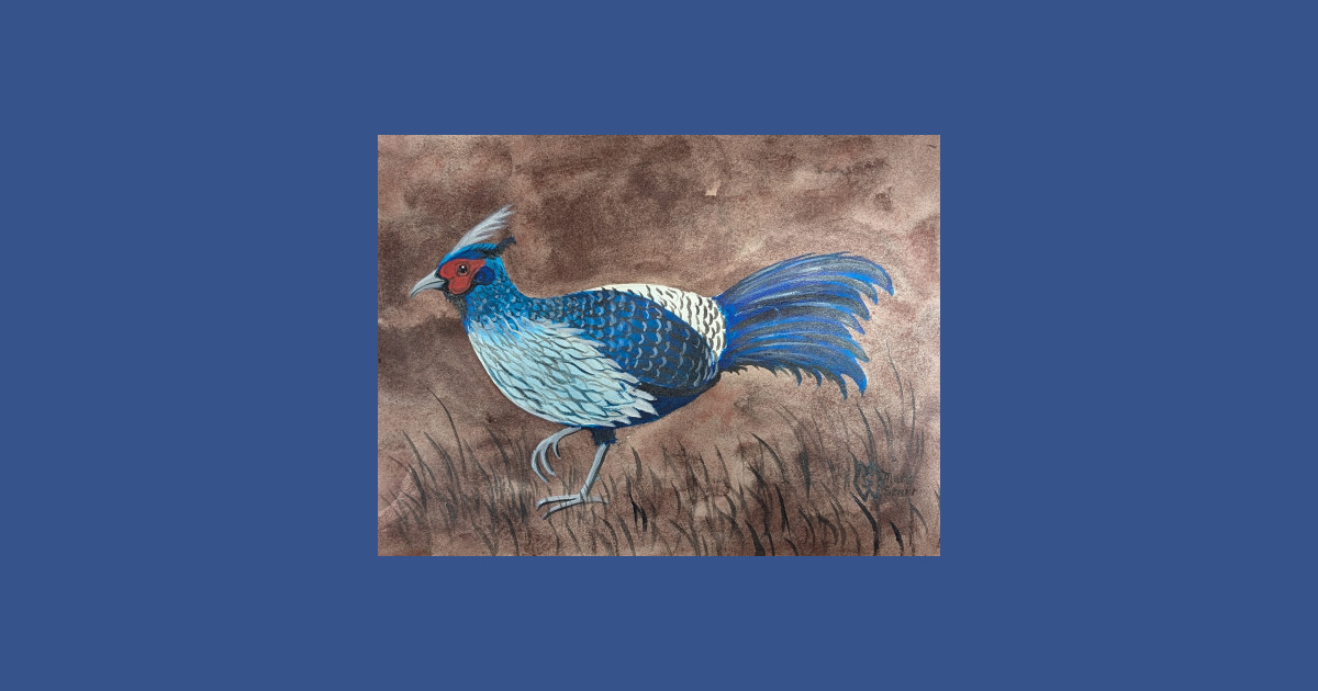 Kalij pheasant in the thicket - Pheasant - T-Shirt | TeePublic