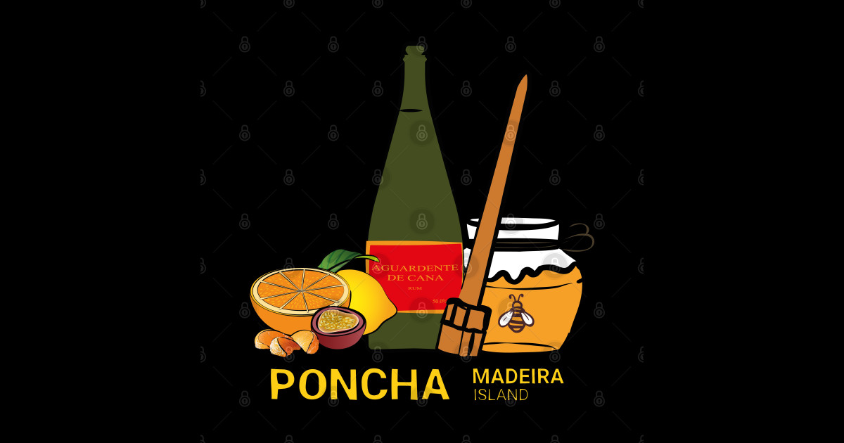 Madeira Island Poncha with fruits, aguardente de cana/rum, honey and ...