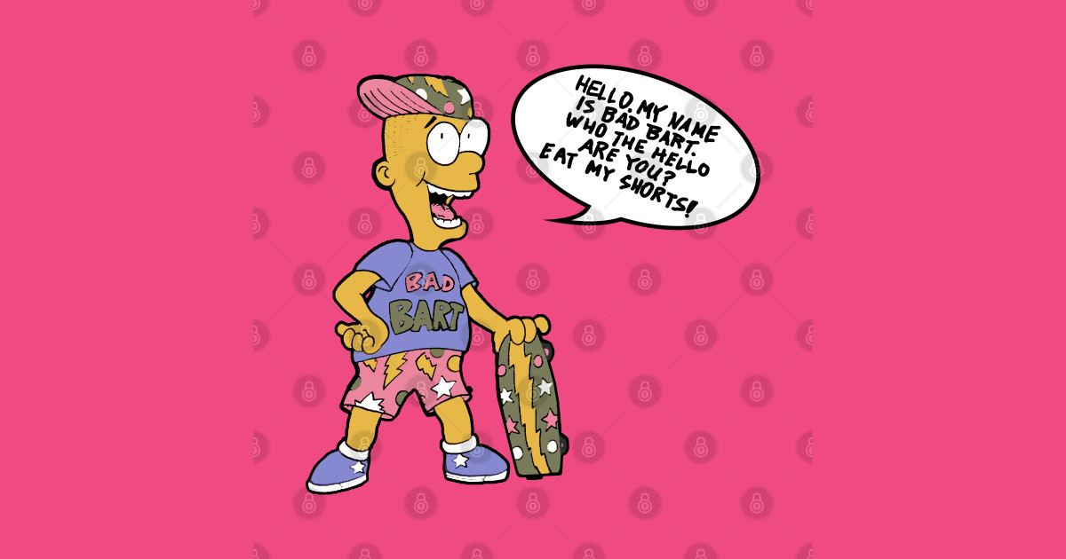 Bootleg Bart - The Simpsons - T-Shirt | TeePublic
