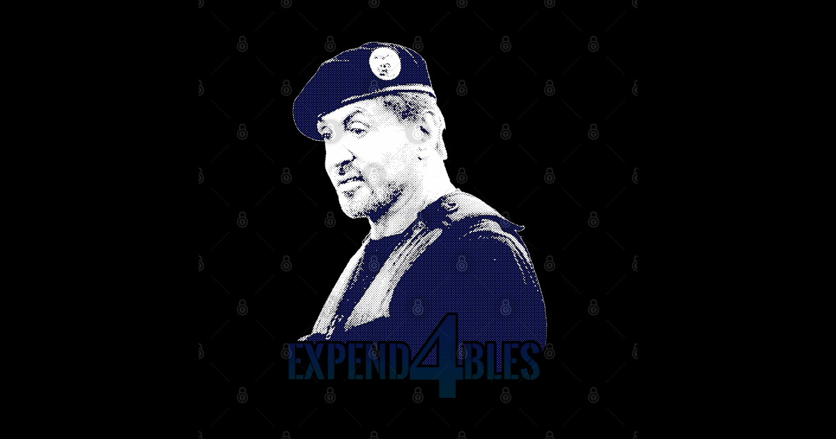 Expend4bles expandables 4 and sylvester stallone themed graphic design ...