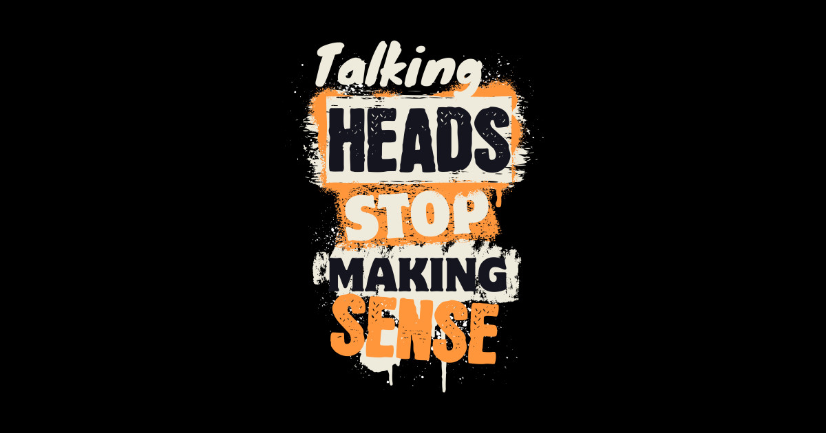 Stop Making Sense - Talking Heads - Sticker | TeePublic