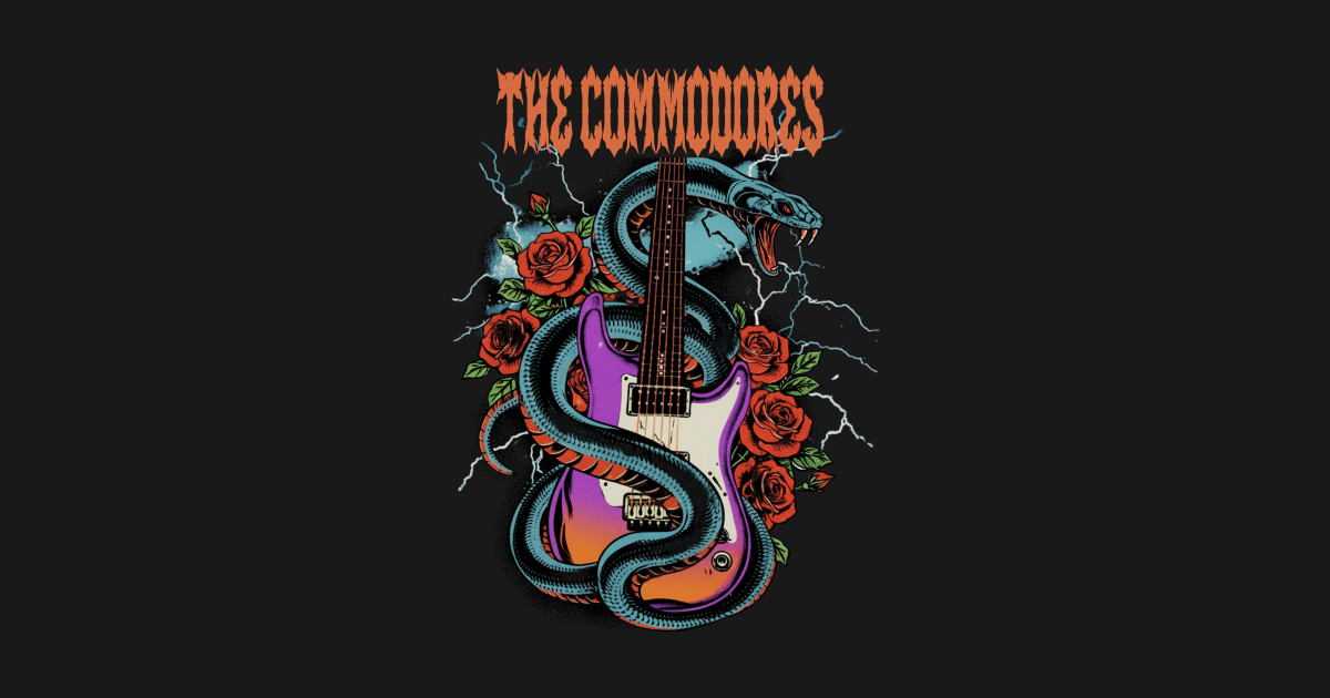 THE COMMODORES BAND FAN ART - The Commodores Band Fan Art - T-Shirt | TeePublic