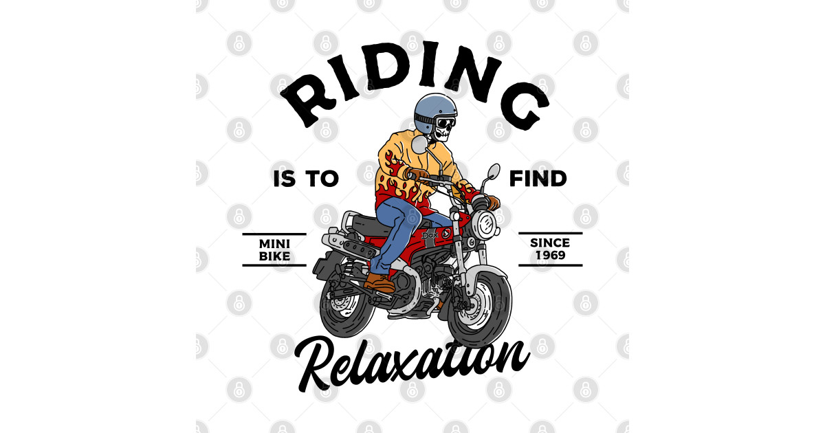 Ride Mini Bike - Riding - T-Shirt | TeePublic